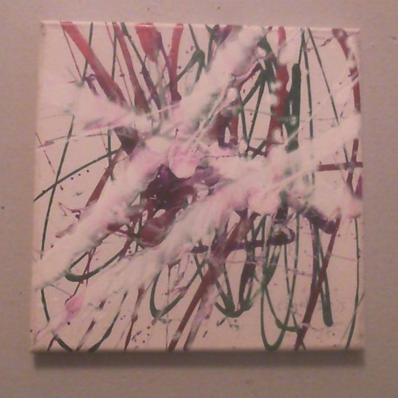 Art | Caged Iris Acrylic Painting By Artist Thomas Finch | Poshmark